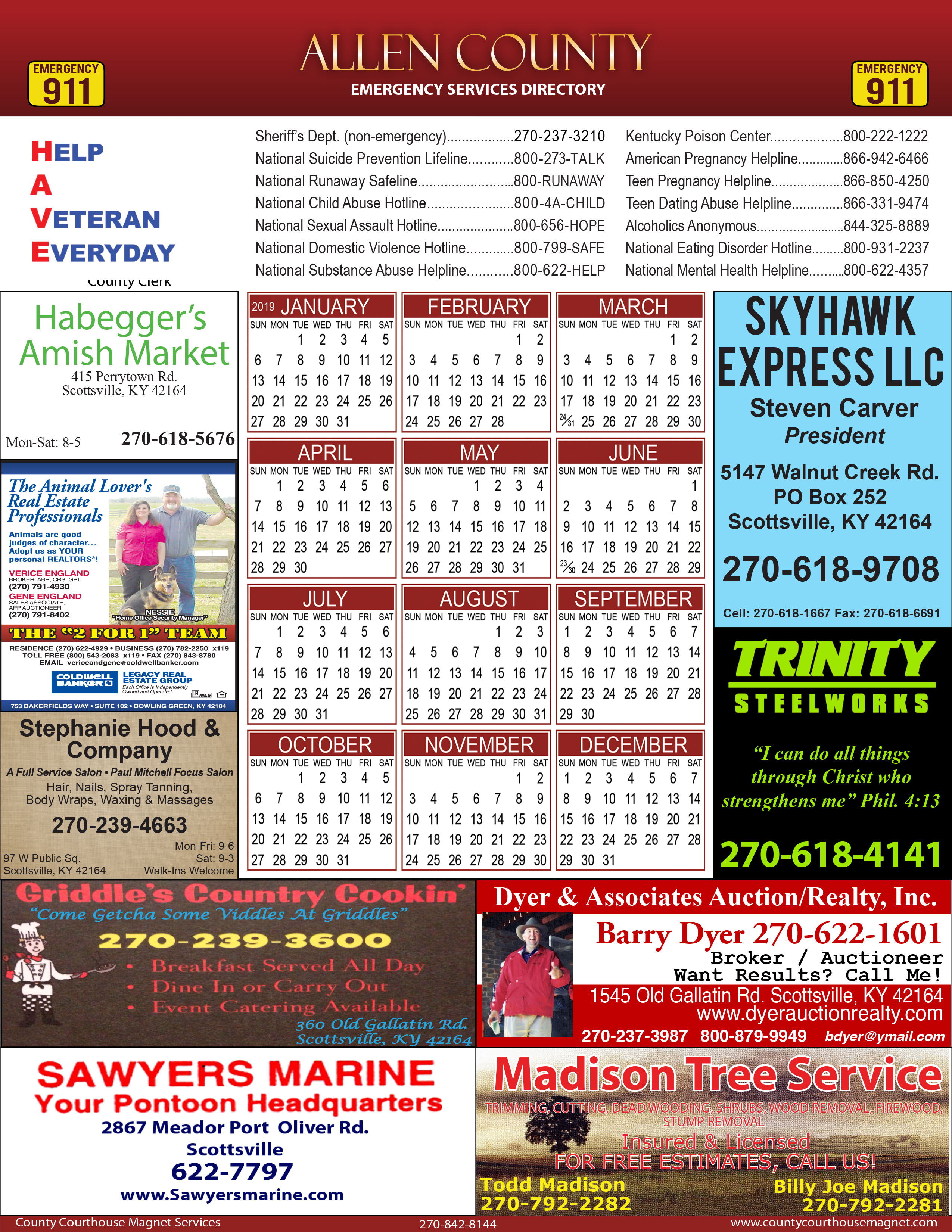 Magnet Samples | County Courthouse Magnet Services